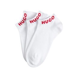 Hugo Underwear Damen HUGO Underwear Socken &raquo;3P AS UNI CC W&laquo; Packung, 3er, 3 Stk. tlg. mit kontrastfarbenen Logoschriftzug wei&szlig; 35-38