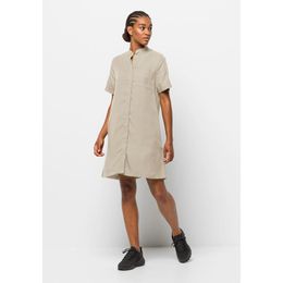 Jack Wolfskin Damen Blusenkleid &raquo;MOJAVE DRESS&laquo; beige L (42/44), Normalgr&ouml;&szlig;en