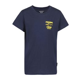 Icepeak Jungen T-Shirt &raquo;K T-SHIRT LEADVILLE&laquo; sportlicher Stil, Kurzarm, mit Druck, Label und Logoschriftzug blau 140