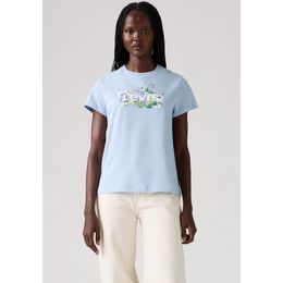 Levi's Levi's Damen T-Shirt &raquo;LSE THE PERFECT TEE&laquo; mit Logodruck blau L (40)