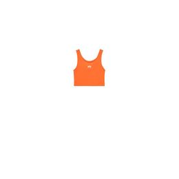 Alpha Industries Damen Muskelshirt &raquo;Basic Crop-Tank SL Women&laquo; rot L