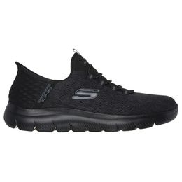 Skechers Herren Slip-On Sneaker &raquo;SUMMITS-KEY PACE&laquo; Slipper, Freizeitschuh, Halbschuh in veganer Verarbeitung schwarz 41