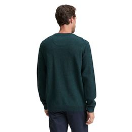 Tom Tailor Herren Tom Tailor Strickpullover mit B&uuml;ndchen gr&uuml;n XXL