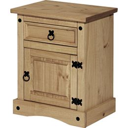 M&ouml;bilia Nachtkommode M&Ouml;BILIA, gelb (honig), B:53cm H:67cm T:38cm, Massivholz, Sideboards, im Landhaus-Stil