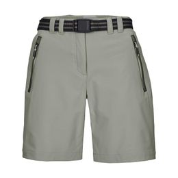 Killtec Damen Bermudas &raquo;KOS 19 WMN BRMDS&laquo; wasserabweisend, schnelltrocknend, Stretch-Material, inkl. G&uuml;rtel gr&uuml;n 46, Normalgr&ouml;&szlig;en