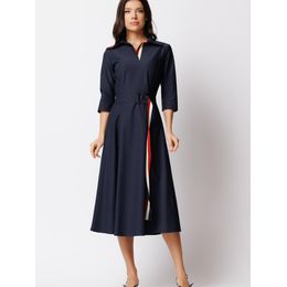 Couture De Marie Kleid 'Midi A-Line Office Dress with V-Neck &ndash; Iris' Damen Gr&ouml;&szlig;e 38 navy Winterkleid