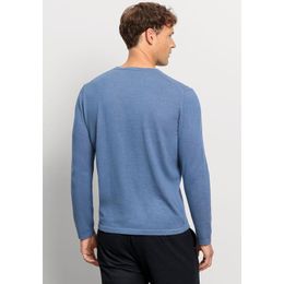 OLYMP Herren OLYMP Rundhalspullover &raquo;OLYMP Strick Casual&laquo; Crew Neck blau XL