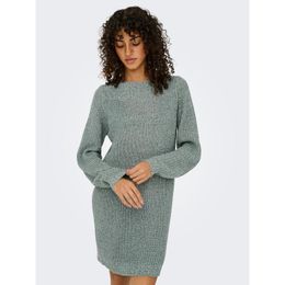 Jacqueline de Yong Jdy Damen JDY Minikleid &raquo;JDYWHITNEY MEGAN L/S BOAT DRESS KNT NOOS&laquo; Sommerkleid gr&uuml;n XS, N-Gr