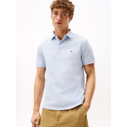 Tommy Hilfiger Herren Poloshirt &raquo;1985 REGULAR POLO mit Kontraststreifen und Knopfleiste&laquo; unifarben, sportlich, regular fit, Baumwollmix, Polokragen 