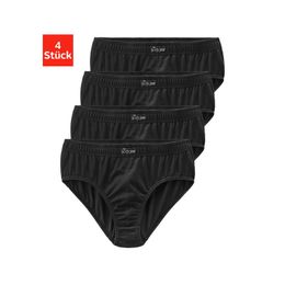 Le Jogger Herren Le Jogger Slip Packung, 4 Stk. aus angenehm weicher Baumwoll-Qualit&auml;t schwarz 6, 4 Stk.