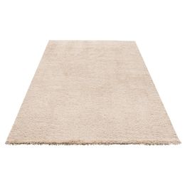 OTTO home Teppich &raquo;Desner, Hochflor Teppiche&laquo; rechteckig 35 mm H&ouml;he Mikrofaser, weich, flauschig, Wohnzimmer, Schlafzimmer, Kinderzimmer beige 