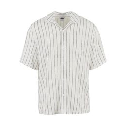 Urban Classics Herren Urban Classics Kurzarmshirt &raquo; Striped Crinkle Resort Shirt&laquo; 1 Stk. S