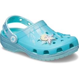 Crocs M&auml;dchen Clog &raquo;Disney Frozen Elsa Classic Clog&laquo; Hausschuh, Sommerschuh, Strandschuh mit Glitzer 32