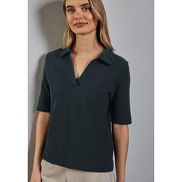 Street One Damen Street One Poloshirt mit Struktur gr&uuml;n 36