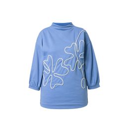 Ulla Popken Sweatshirt Damen Gr&ouml;&szlig;e XL/XXL beige / hellblau