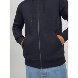 Jack & Jones Jack & Jones Herren Kapuzensweatjacke &raquo;JJESTAR Basic Hoodie, Eingrifftaschen und angenehmem Materialmix&laquo; Kapuze, regular fit, Baumwollmischung schwarz