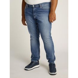 Tommy Jeans Plus Herren Slim-fit-Jeans in Gro&szlig;en Gr&ouml;&szlig;en, stoned wash Optik blau 44, L&auml;nge 34