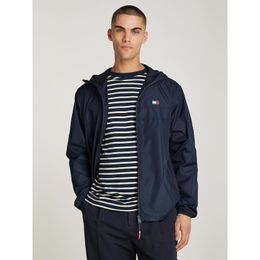 Tommy Jeans Herren Outdoorjacke &raquo;TJM LW CHICAGO JACKET&laquo; mit Kapuze mit Logopr&auml;gung blau M