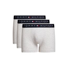 Tommy Hilfiger Underwear Herren Trunk &raquo;3P TRUNK&laquo; Packung, 3er, 3 Stk. mit Logobund grau XXL (56), 3 Stk.
