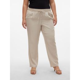 Vero Moda Curve Damen Schlupfhose &raquo;VMJESMILO ANKLE PANTS WVN GA NOOS CUR&laquo; Sommerhose beige 48, N-Gr