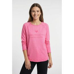 LIEBLINGSST&Uuml;CK Lieblingsst&uuml;ck Damen Sweatshirt &raquo;CathrinaEP&laquo;, mit Logo-Print pink XL (42)