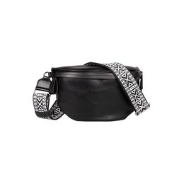 Tom Tailor G&uuml;rteltasche 'Palina' Damen Gr&ouml;&szlig;e One Size schwarz / wei&szlig;