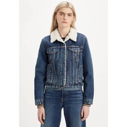 Levi's Levi's Damen Jeansjacke &raquo;ORIGINAL SHERPA TRUCKER&laquo; mit w&auml;rmendem Innenfutter blau M (38)