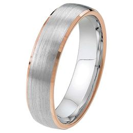 DOOSTI Kinder DOOSTI Trauring &raquo;Schmuck Geschenk Silber 925 Trauring Ehering Partnerring LIEBE&laquo; Made in Germany - wahlweise mit oder ohne Zirkonia rosa