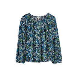 Seasalt Cornwall Bluse 'Mallow' Damen Gr&ouml;&szlig;e 5XL gr&uuml;n / petrol / wei&szlig;