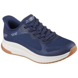 Skechers Damen Slip-On Sneaker &raquo;BOBS SQUAD 4&laquo; Slipper, Freizeitschuh, Halbschuh mit Memory Foam blau 40