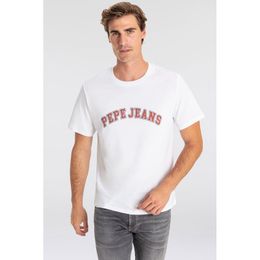 Pepe Jeans Herren T-Shirt &raquo;CLEMENT&laquo; wei&szlig; S