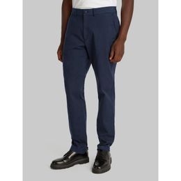 Calvin Klein Herren Chinohose &raquo;MODERN TWILL SLIM CHINO&laquo; mit Logopr&auml;gung blau 33, L&auml;nge 32