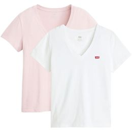 Levi's Levi's Damen T-Shirt &raquo;VNECK TEE 2 PACK&laquo; Packung, 2 Stk. XS (34)