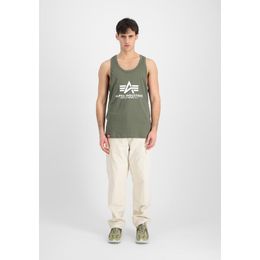 Alpha Industries Herren Muscleshirt &raquo;Basic Tank BL BB&laquo; gr&uuml;n M