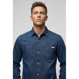 Calvin Klein Jeans Herren Jeanshemd &raquo;90S HORIZON OVERSHIRT&laquo; Regular fit mit aufgesetzten Brusttaschen S, N-Gr