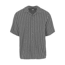 Urban Classics Herren Urban Classics Kurzarmshirt &raquo; Striped Crinkle Resort Shirt&laquo; 1 Stk. M