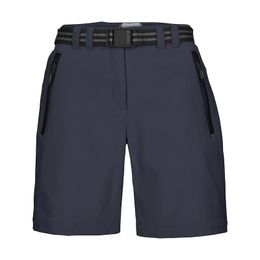 Killtec Damen Bermudas &raquo;KOS 19 WMN BRMDS&laquo; wasserabweisend, schnelltrocknend, Stretch-Material, inkl. G&uuml;rtel blau 46, Normalgr&ouml;&szlig;en