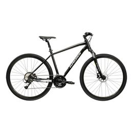 Crossrad &raquo;KROSS Crossrad Herren 28" Evado 4.0 schwarz 16 G&auml;nge&laquo; 16 Gang Shimano ACERA M3020 Schaltwerk Kettenschaltung Crossrad