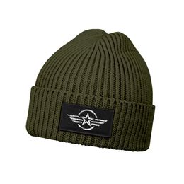 Neverless M&uuml;tze 'Airforce Wings' Herren Gr&ouml;&szlig;e 54/64 oliv