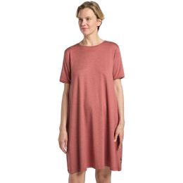 Jack Wolfskin Damen Shirtkleid &raquo;TRAVEL DRESS&laquo; rot M (38/40), Normalgr&ouml;&szlig;en