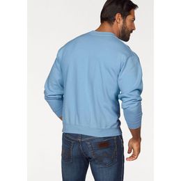 Fruit of the Loom Herren Fruit of the Loom Sweatshirt, im unifarbenen Design blau L (52/54)