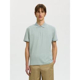 Selected Herren Selected Poloshirt &raquo;SLHFAVE ZIP SS POLO NOOS&laquo; Baumwollmischung, regular fit XXL
