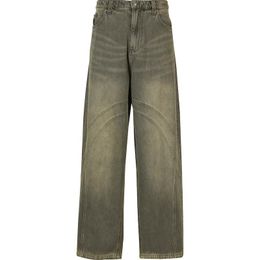 Karl Kani Herren Bequeme Jeans &raquo; OG Washed Wavy Seams Denim Baggy Pants&laquo; 36, Normalgr&ouml;&szlig;en