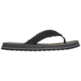 Skechers Herren Zehentrenner &raquo;TANTRIC-FRITZ&laquo; , Sommerschuh, Schlappen, Poolslides, Badeschuh, mit weichem Zehensteg schwarz 47,5