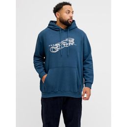 Jack & Jones PlusSize Jack & Jones Plussize Herren Jack & Jones PlusSize Kapuzensweatshirt &raquo;JCOFUSION BRANDING SWEAT HOOD PLS&laquo; 4XL