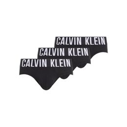 Calvin Klein Underwear Herren Hipster &raquo;HIP BRIEF 3PK&laquo; Packung, 3er, 3 Stk. mit Logo-Stretchbund schwarz XXL (56), 3 Stk.