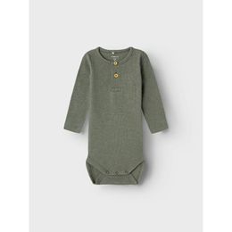 name it Jungen Langarmbody &raquo;NBMKAB LS BODY NOOS&laquo; gr&uuml;n 56, N-Gr