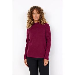 soyaconcept Damen soyaconcept Stehkragenpullover &raquo;SC-KANITA 4&laquo; rot XXL