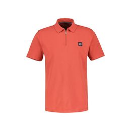 Lerros Herren Lerros Poloshirt &raquo;Poloshirt f&uuml;r Herren mit Rei&szlig;verschluss in Cool & Dry Qualit&auml;t&laquo; rot M