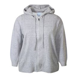 Zhenzi Strickjacke 'Elga 1167' Damen Gr&ouml;&szlig;e XXL grau